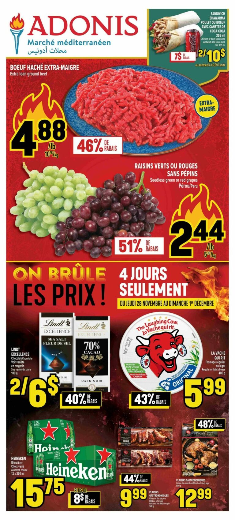 Circulaire Marché Adonis cette semaine et la prochaine